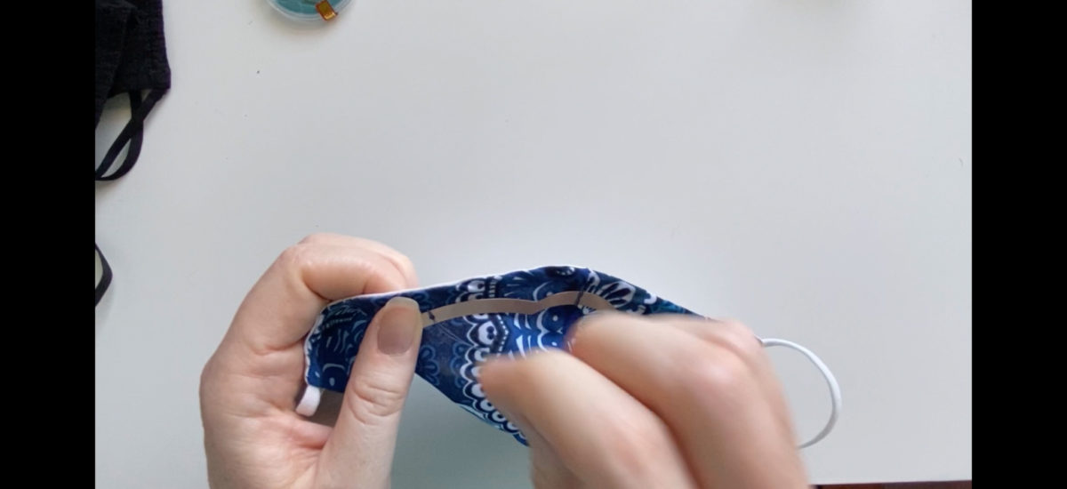 How to Sew a Nose Wire Onto a Face Mask - Teacher Baker Maker