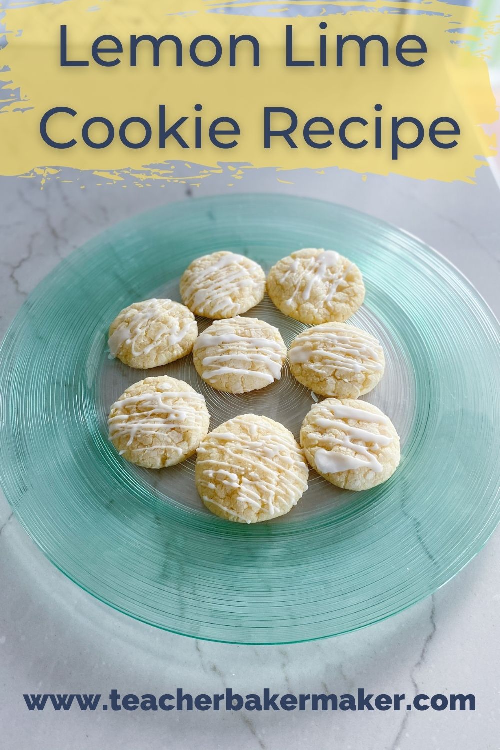 Delicious Lemon Lime Cookies - Teacher Baker Maker